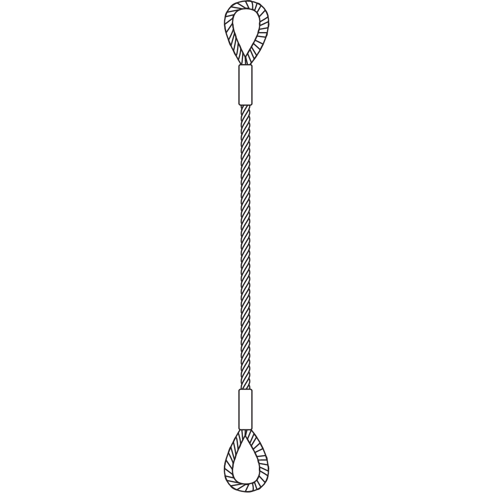 Wire Rope Sling - Single Leg FSET | Certex Bulgaria